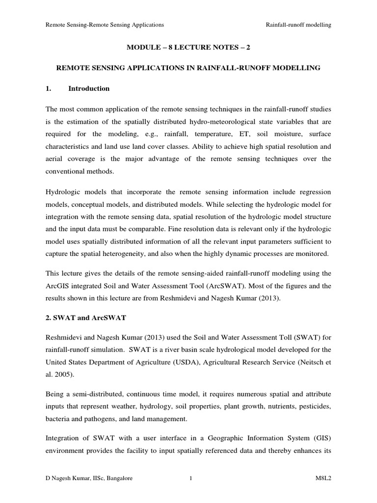 Module - 8 Lecture Notes - 2: Remote Sensing-Remote Sensing ...