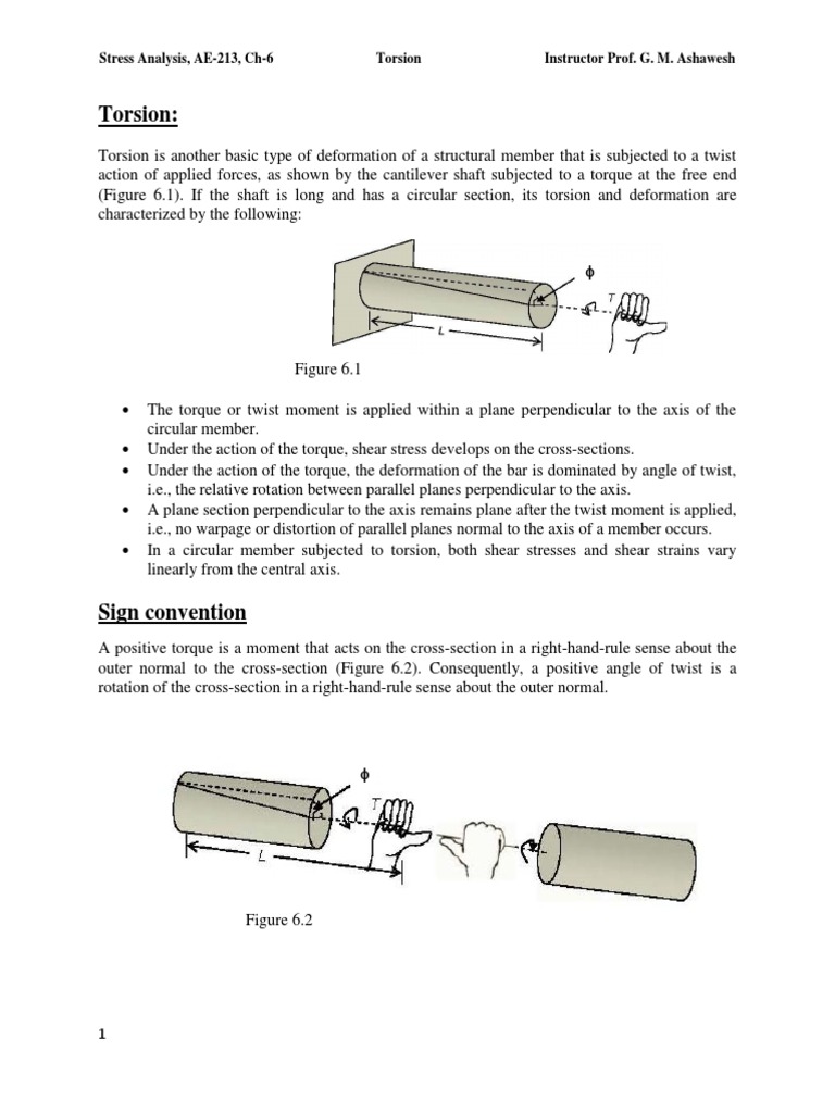 Torsion | Stress (Mechanics) | Deformation (Mechanics)