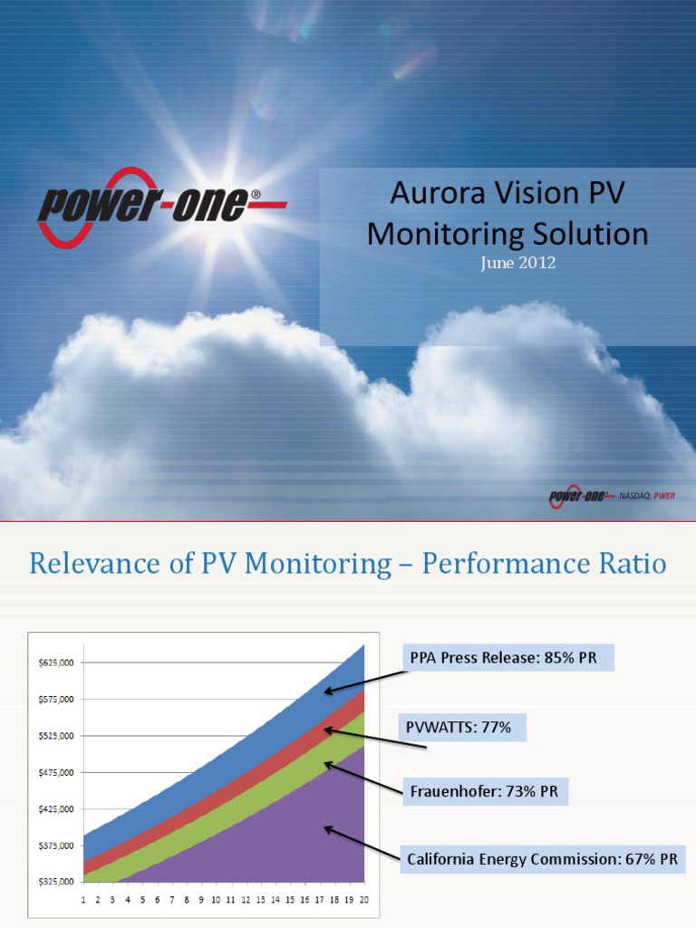 Aurora Vision Solution Overview June 2012 | Photovoltaic System ...