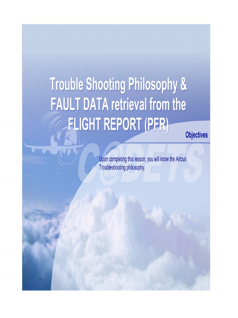 Airbus - Trouble Shoot From PFR | PDF
