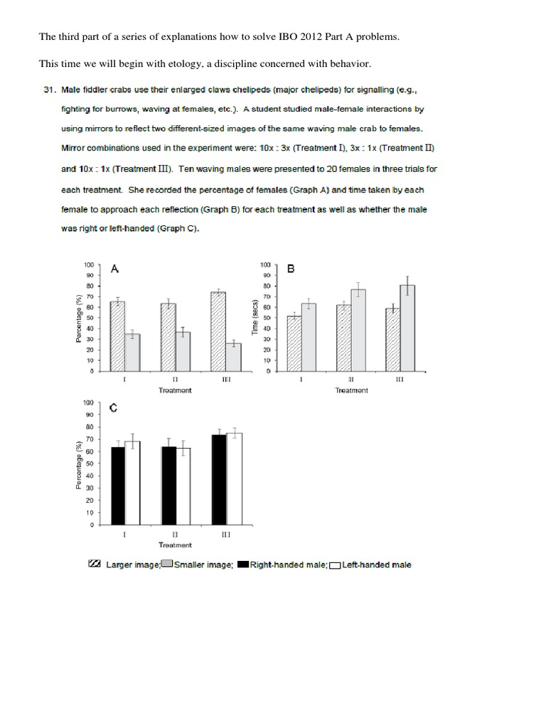 How To Solve IBO Problems - 3 | PDF | Zygosity | Allele