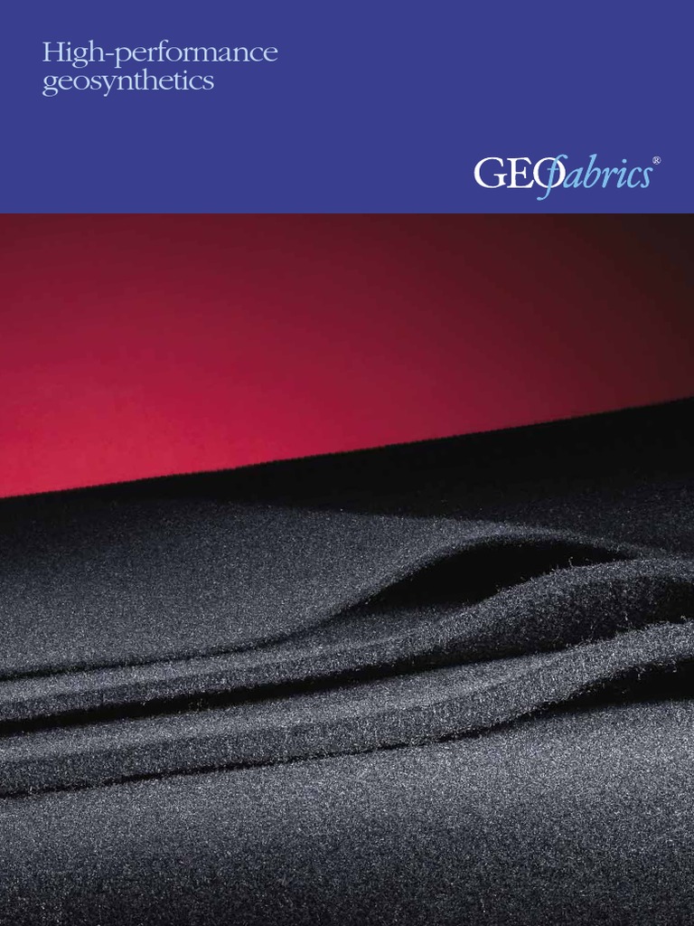 Main Geofabrics | PDF | Drainage | Geotechnical Engineering