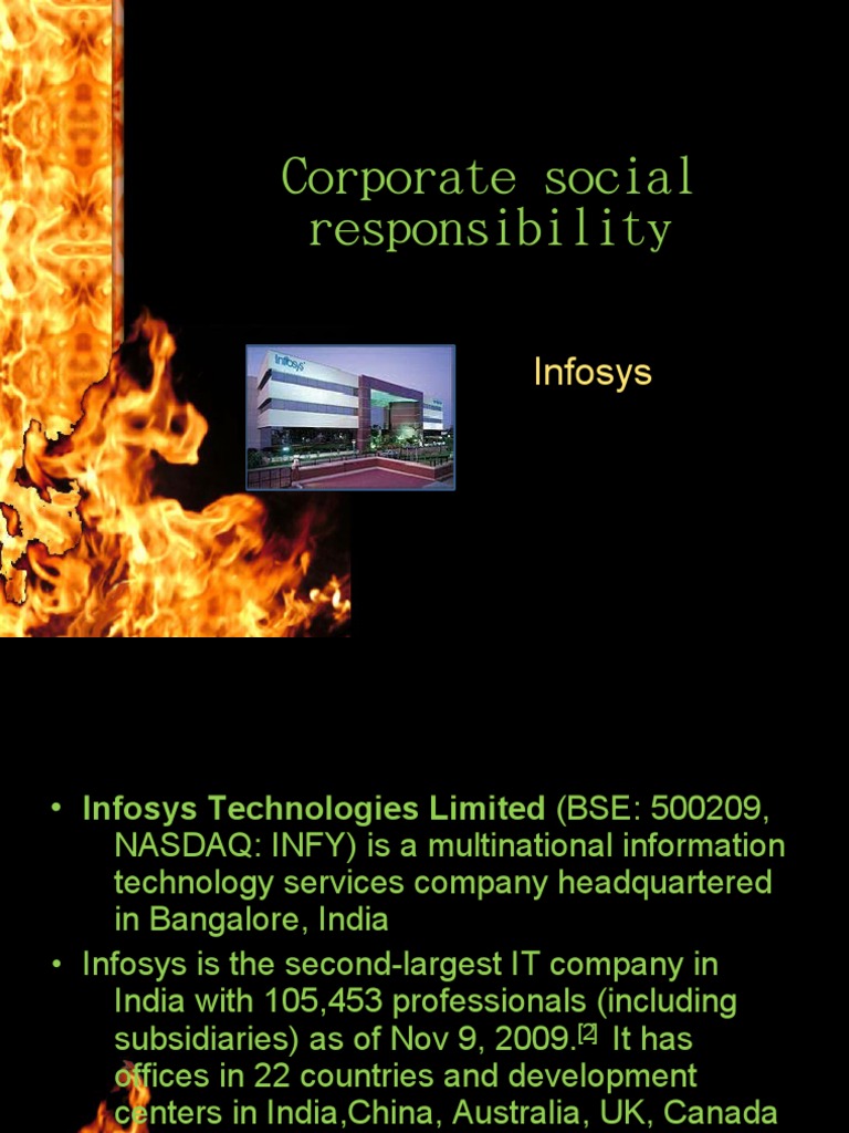 Infosys CSR and Foundation Overview | PDF | Business