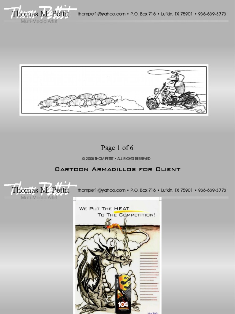 Cartoon Samples | PDF | Business