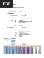 Slope Stability - Excel Spread Sheet Example | PDF | Nature