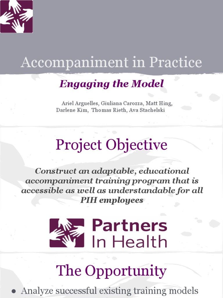 Accompaniment in Practice: Engaging The Model | PDF | Volunteering ...