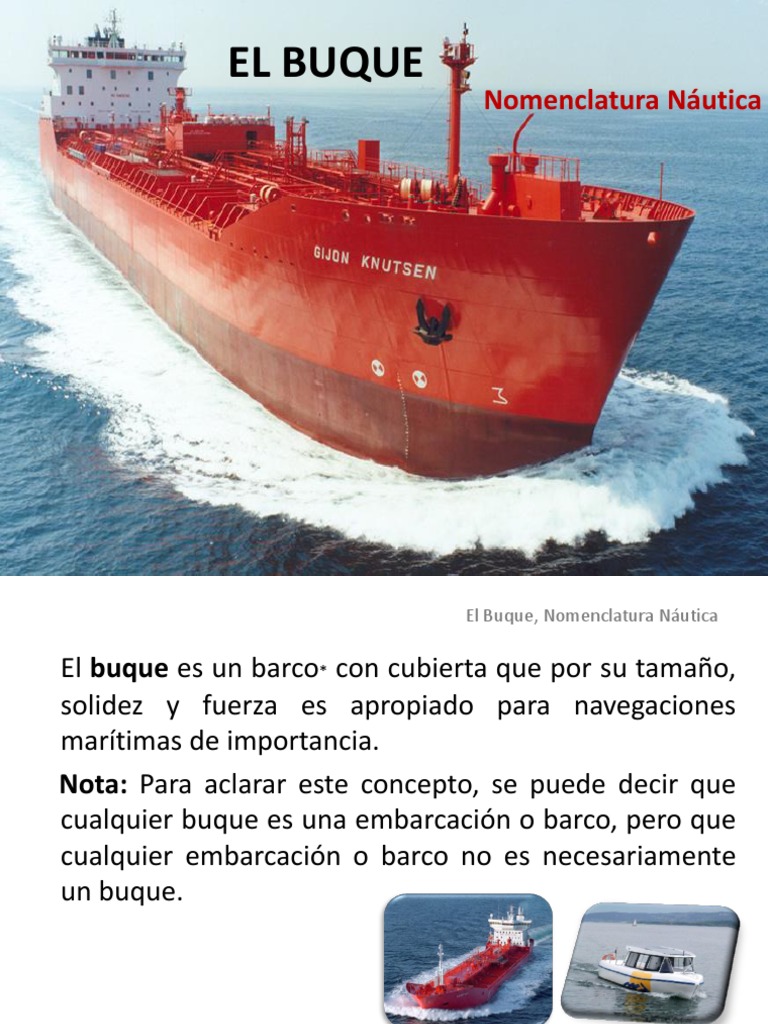 El documento proporciona una introducción detallada a la nomenclatura náutica | PDF | Buques ...