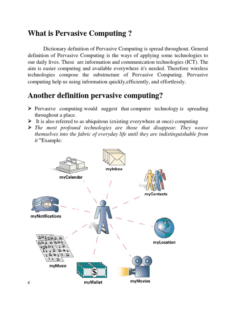 Lec Notes For Pervasive Computing | PDF | Laptop | Personal Computers
