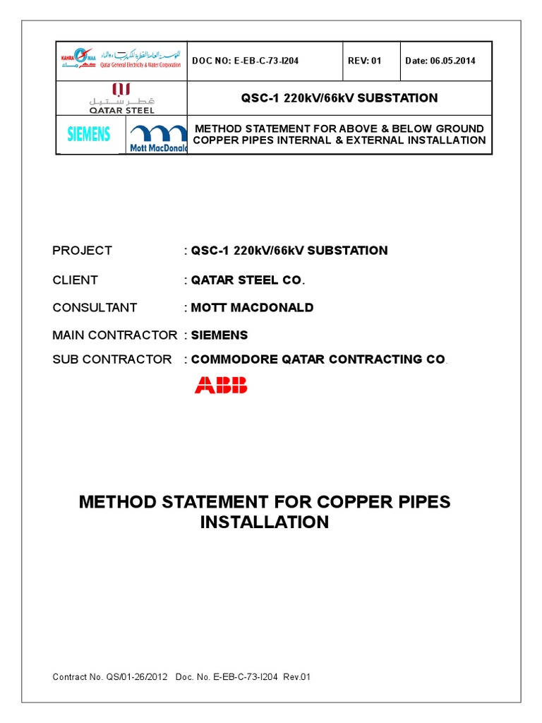 Copper Pipes Installation | PDF | Solder | Pipe (Fluid Conveyance)