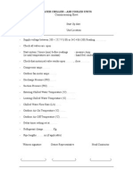 VRV Testing Check Sheet | PDF | Automation | Applied And ...