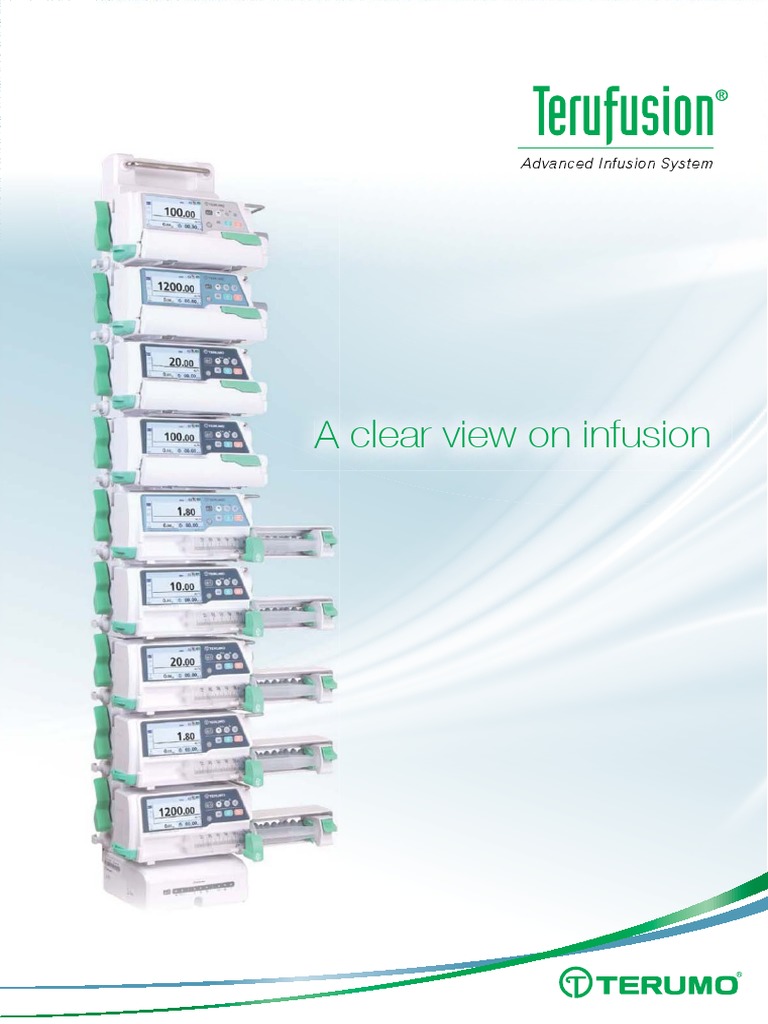 terufusion-advanced-infusion-system.pdf | Intravenous Therapy | Syringe