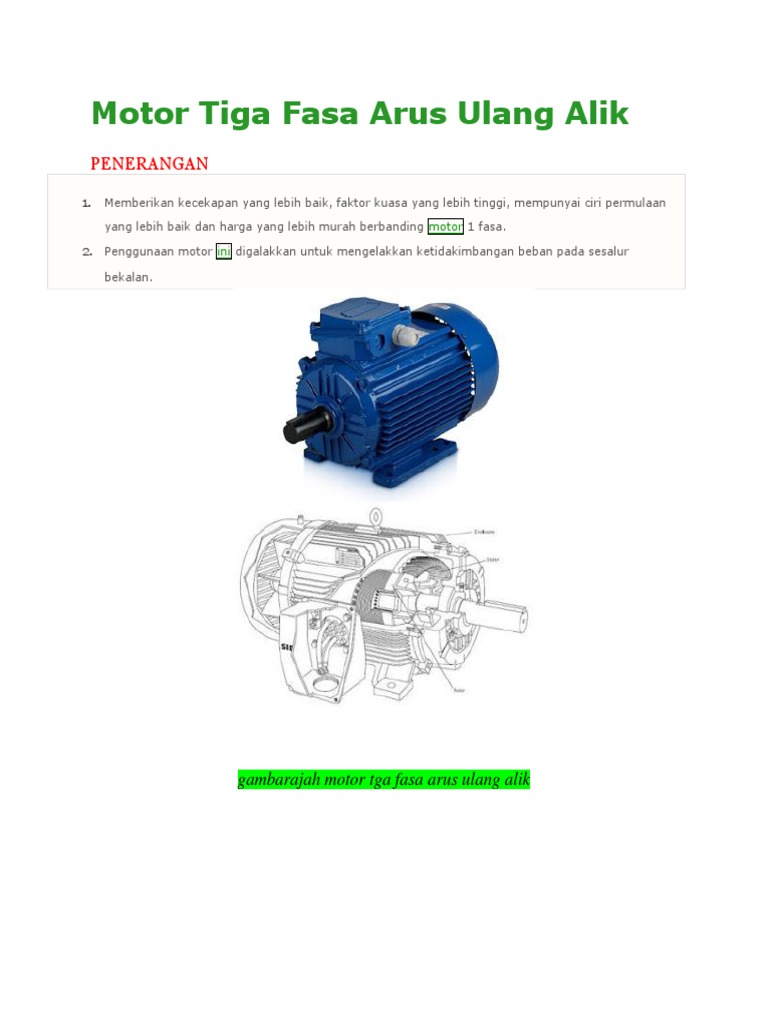 Ac Motor 3 Fasa
