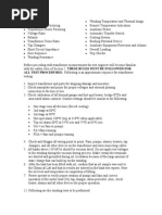 Weekly Generator Test Log Sheet | PDF | Electric Generator | Switch