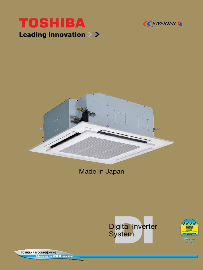 Toshiba-Digital-Inverter System | PDF | Air Conditioning | Hvac
