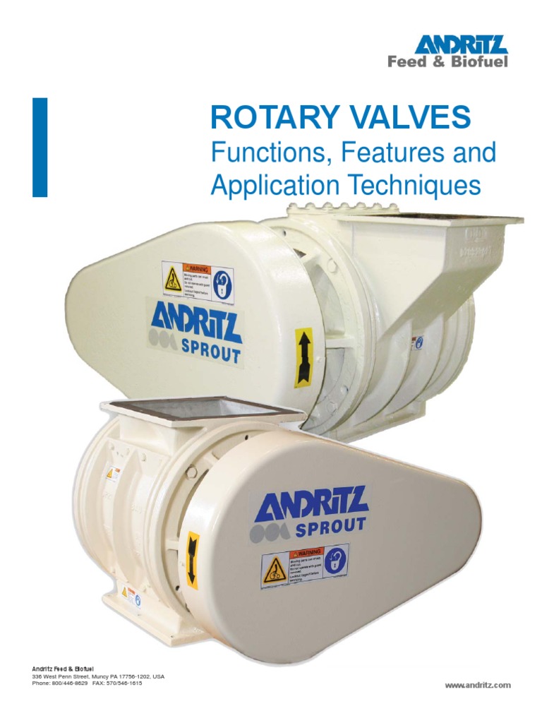 Rotary Valve Functions Booklet | PDF | Valve | Mechanical Engineering
