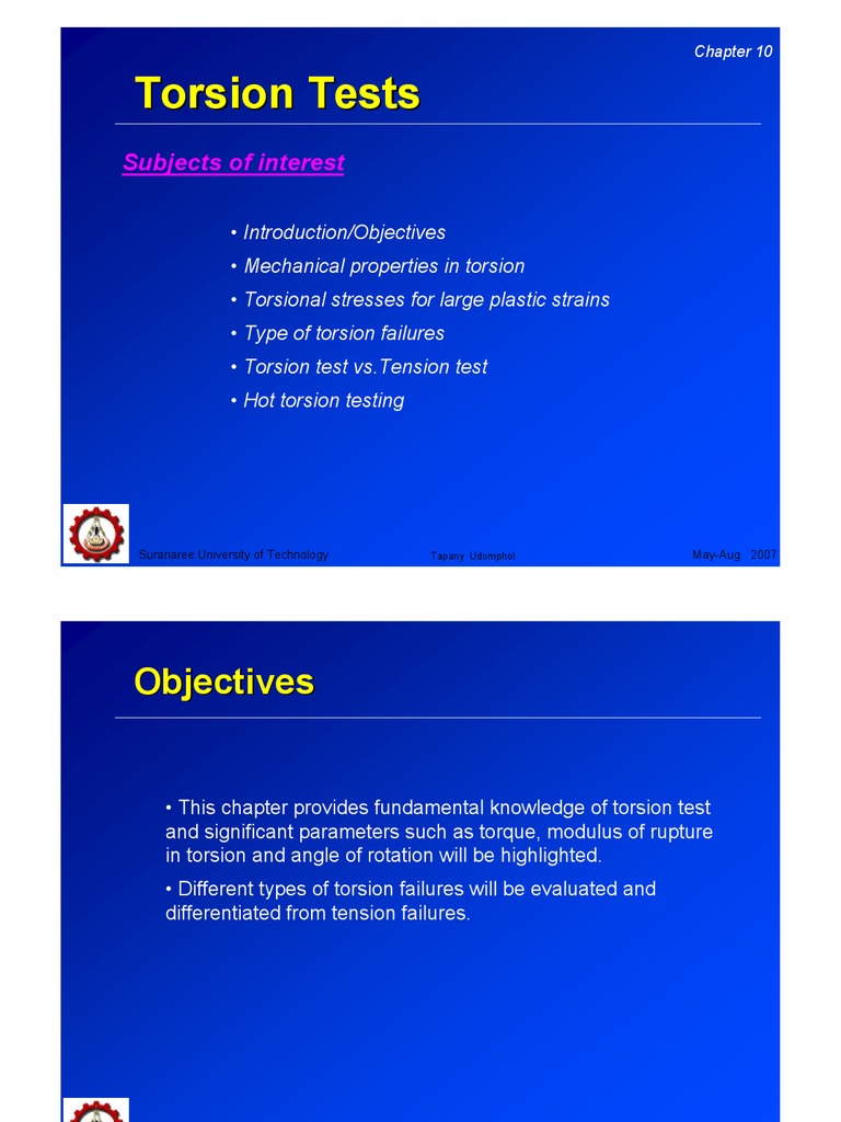 10 Torsion Test | PDF | Fracture | Yield (Engineering)
