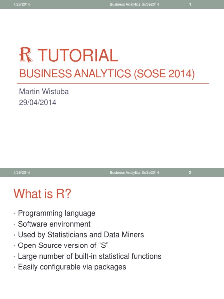R Tutorial | PDF | Comma Separated Values | Matrix (Mathematics)