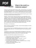 AP Lang Rhetorical Analysis Essay Template (With Examples) | PDF ...