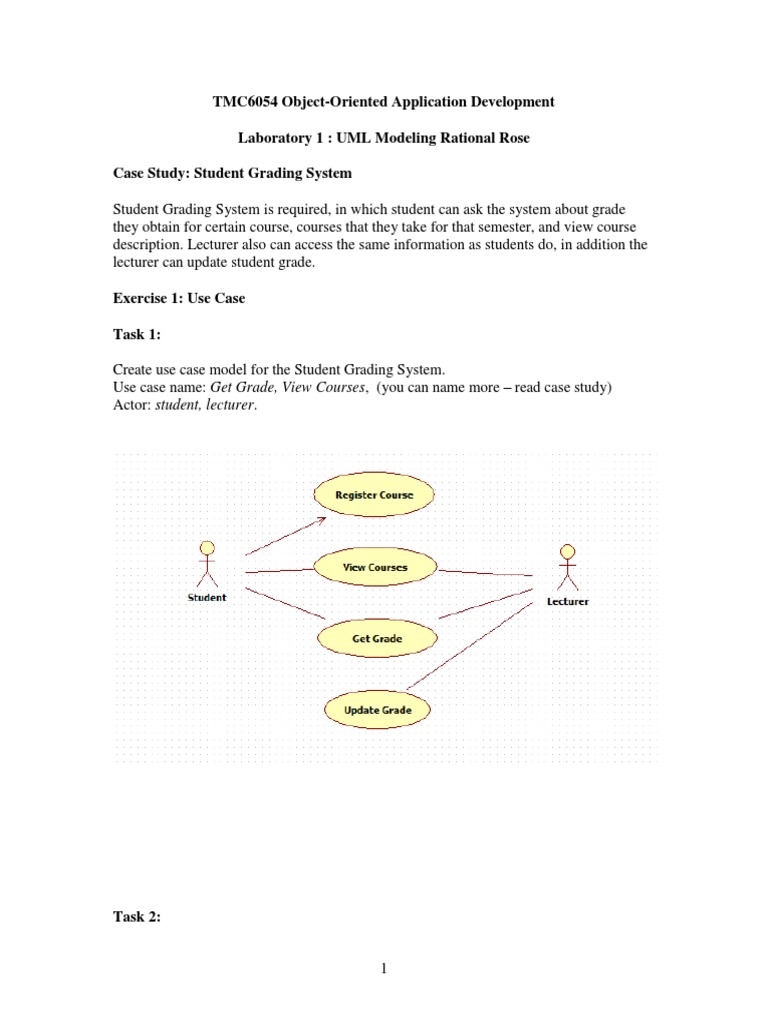 Student Grading System | PDF | Use Case | Software