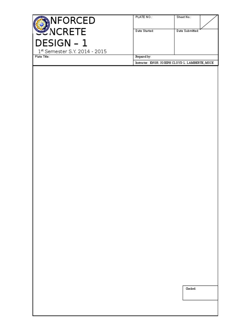Plate Template - Boarder | PDF