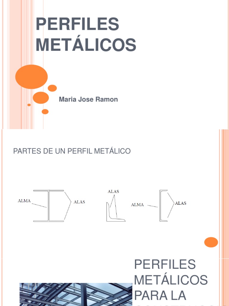 Tipos y Usos de Perfiles Metálicos | PDF | Soldadura | Construcción