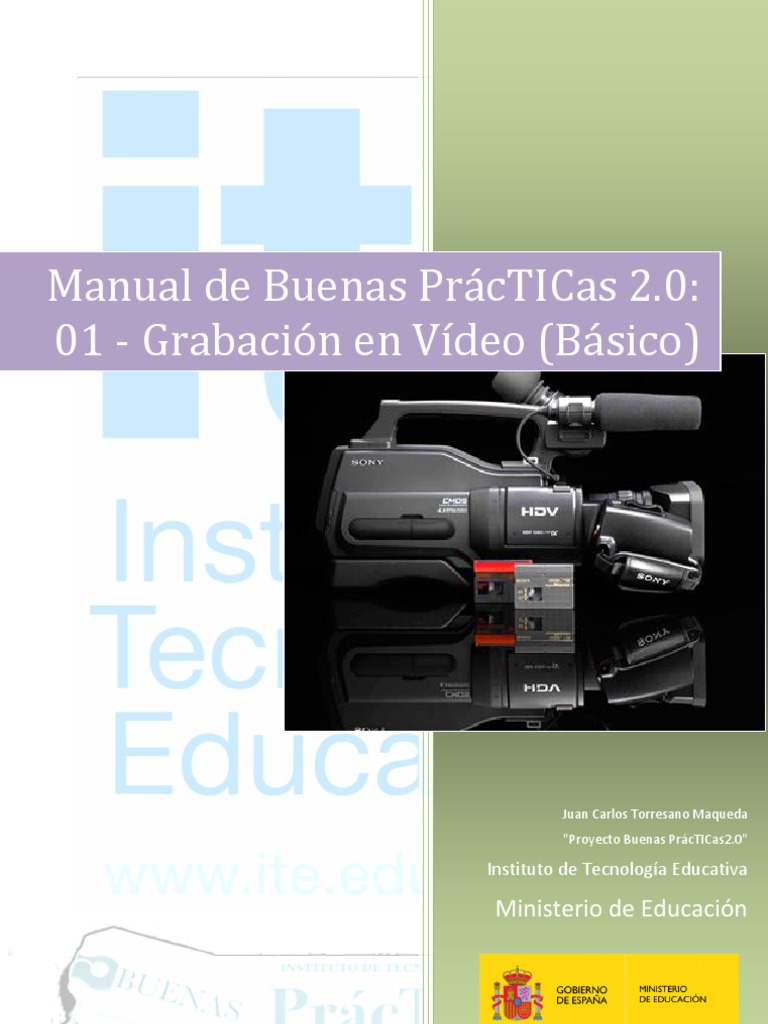 Manual de Buenas PrácTIcas 2.0: 01 Manual de Vídeo Básico | PDF | Vídeo ...