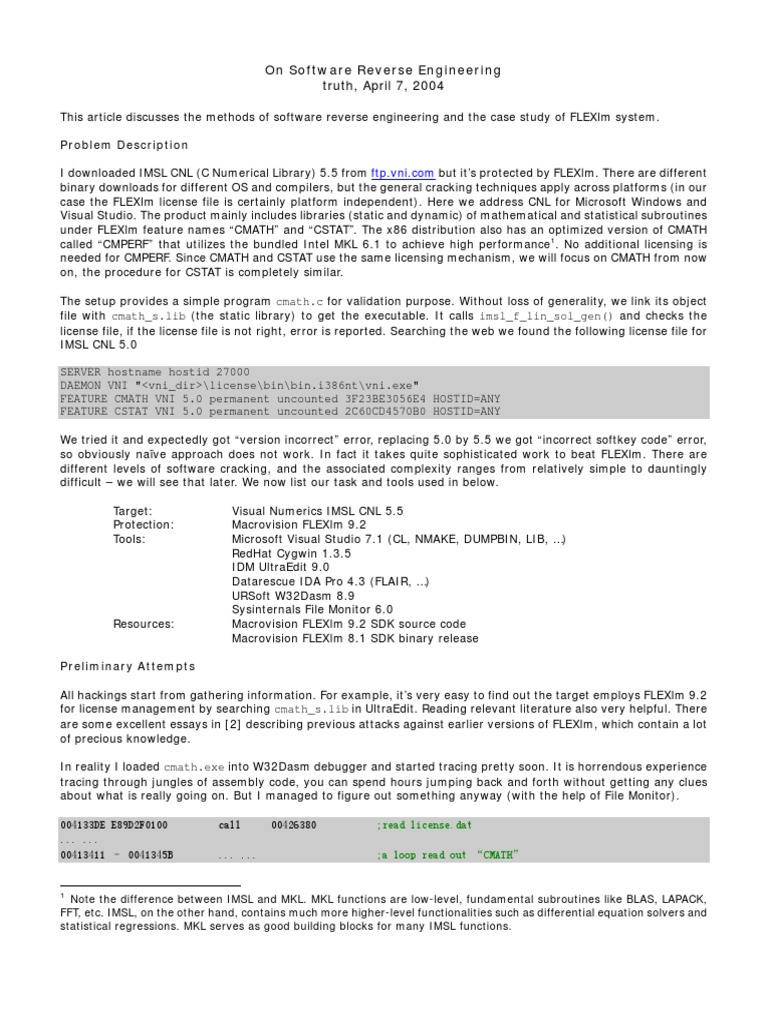 Flexlm 1 | Download Free PDF | Library (Computing) | Source Code