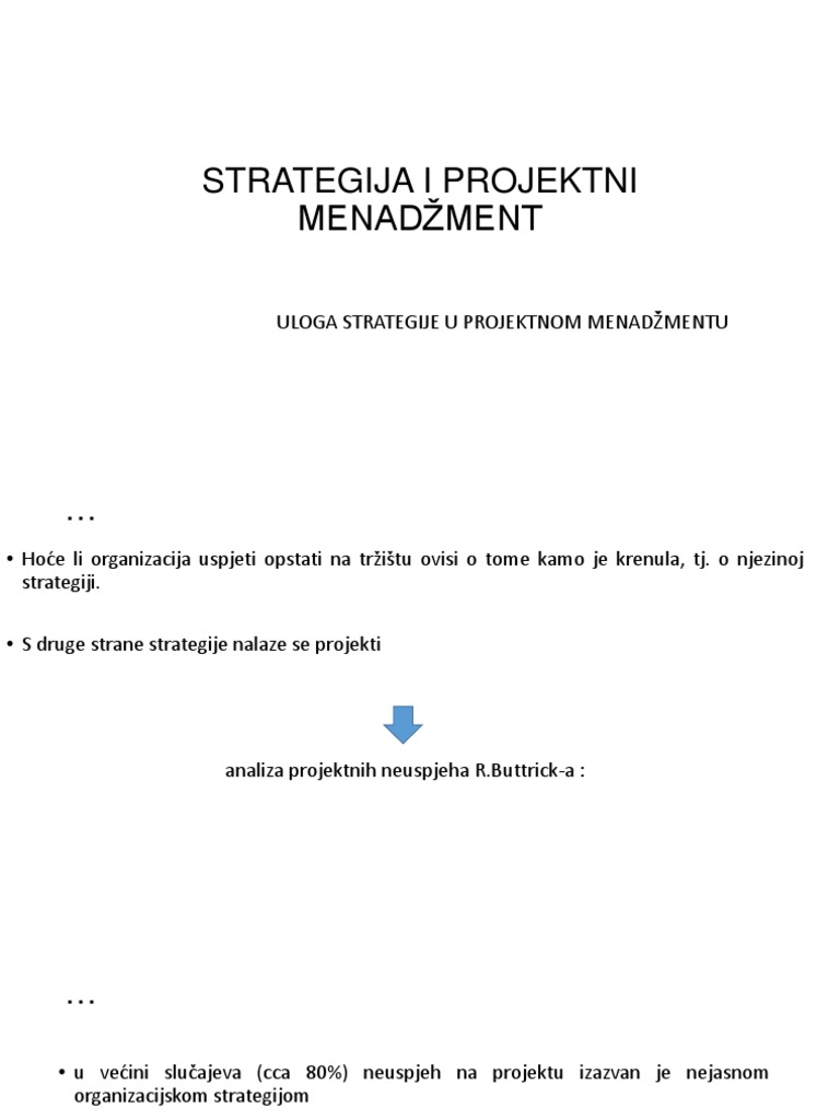 Projektni Menadzment | PDF