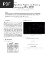 Ahuja Compensation | PDF | Amplifier | Operational Amplifier