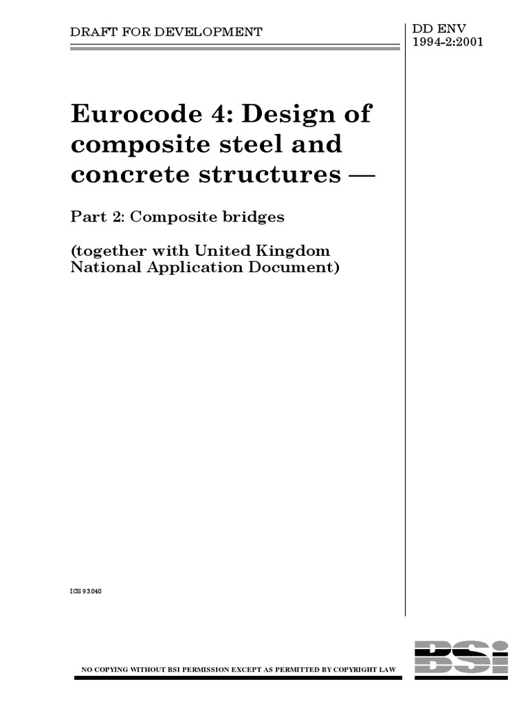 Eurocode 4 Design of Composite Steel and Concrete Structures | Beam ...