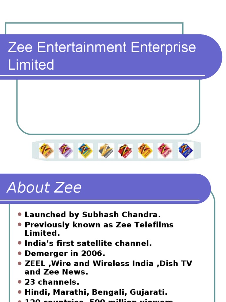 Zee Entertainment Enterprise Limited | PDF | Television | Broadcasting