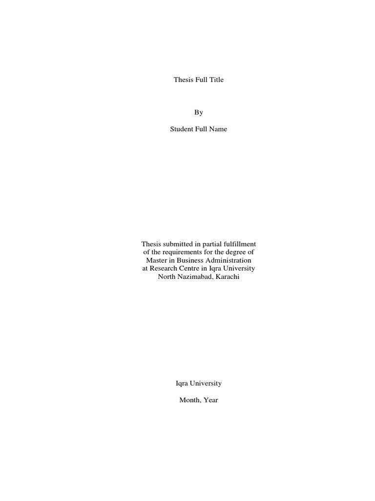 Thesis Guidelines | PDF | Citation | Abstract (Summary) Thesis Guidelines | PDF | Citation | Abstract (Summary)