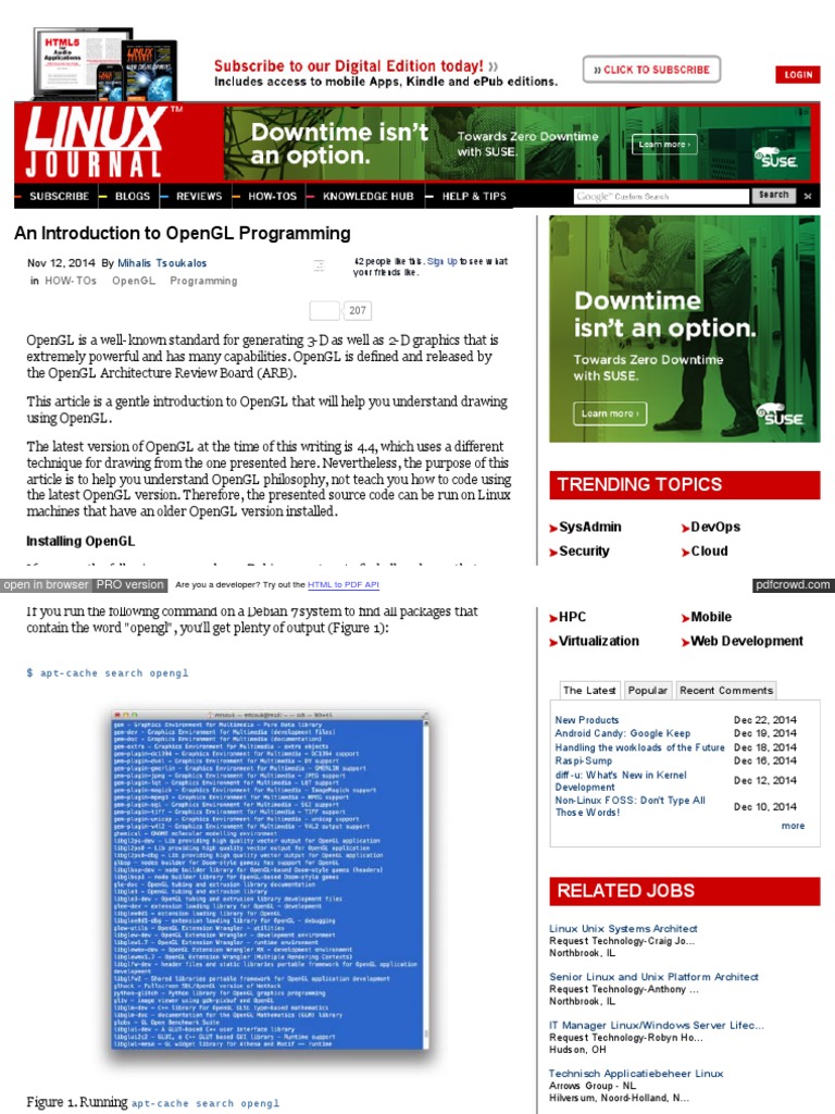 Content Introduction Opengl Programming Pdf Shader Computing