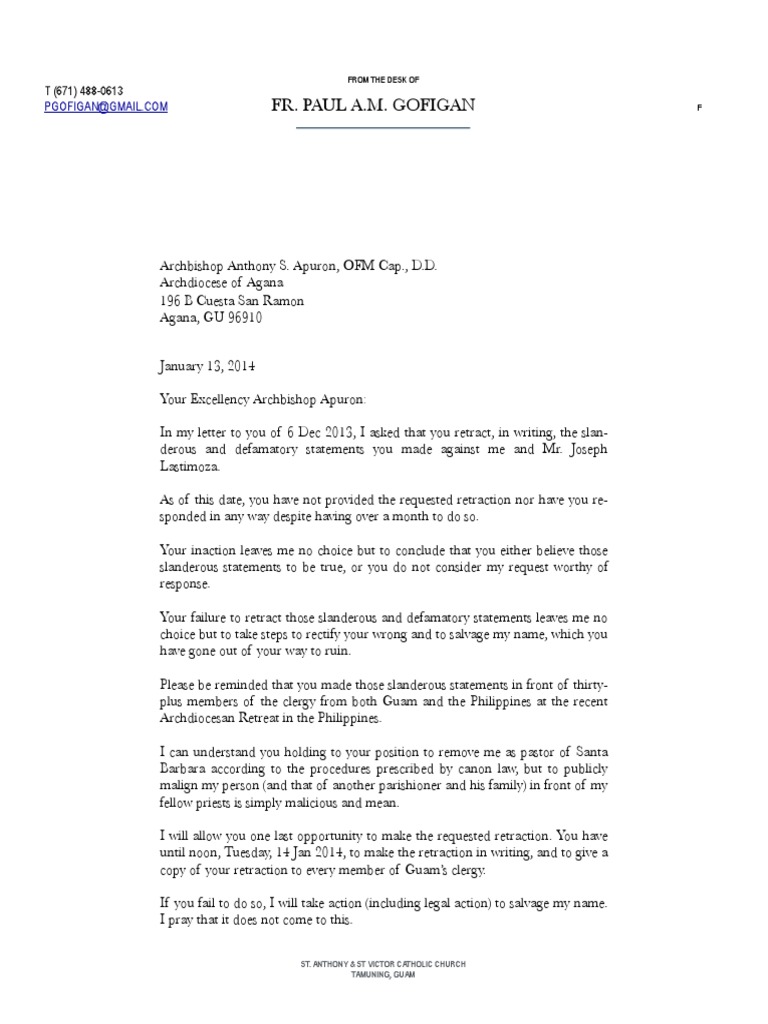 Apuron Vs Gofigan. 2014.01.13. Gofigan To Apuron | PDF | Social Science ...