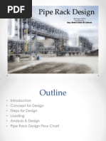 Pipe Rack Design | PDF | Beam (Structure) | Structural Steel