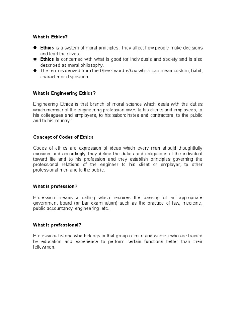 Code of Ethics for Civil Engineers 2 | Engineer | Profession