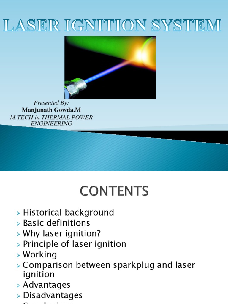 New Laser Ignition System | PDF | Laser | Combustion