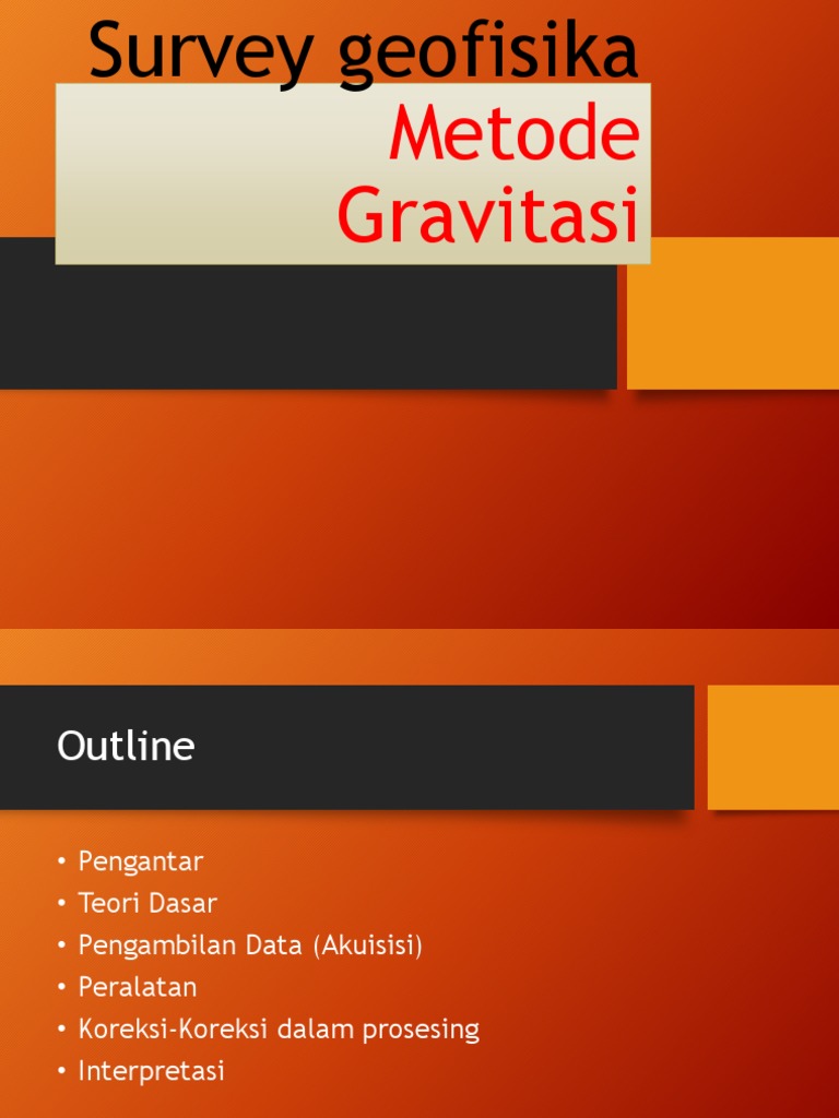 Metode Gravitasi | PDF