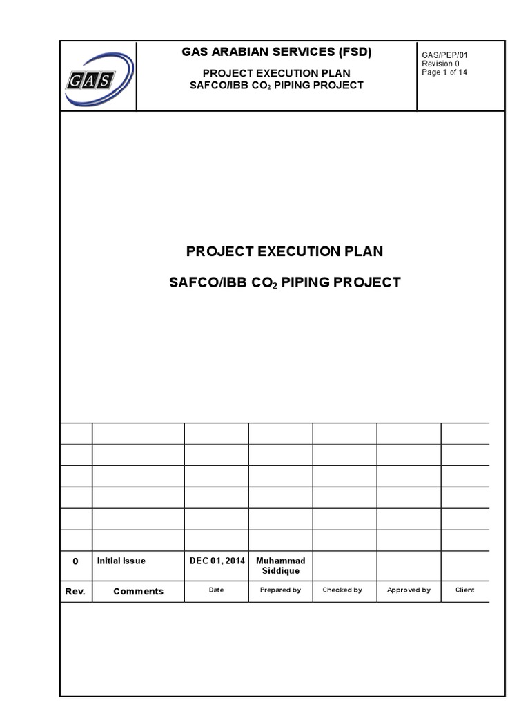Execution Plan | PDF | Metal Fabrication | Pipe (Fluid Conveyance)