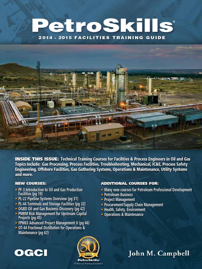 2014-15 PetroSkills Facilities Catalog | PDF | Natural Gas | Natural ...