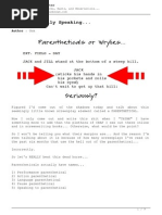 Sample One Act Play Script | PDF | Actor | Theatre