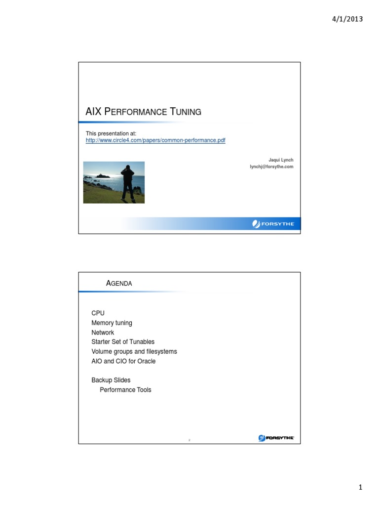AIX Performance Tuning | PDF | File System | Network Packet