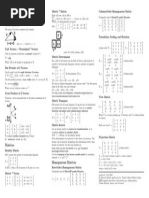 Linear Algebra Cheat Sheet | PDF | Eigenvalues And Eigenvectors ...