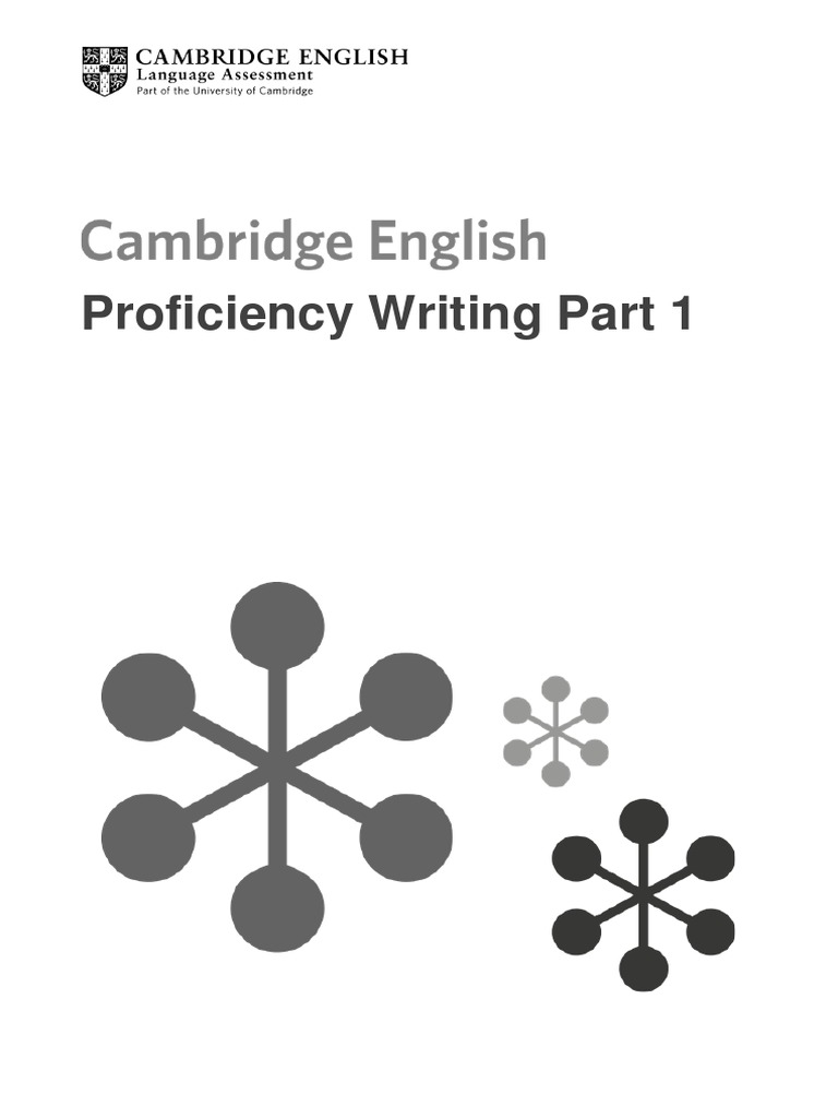 CPE Writing Part 1 - Handout | PDF