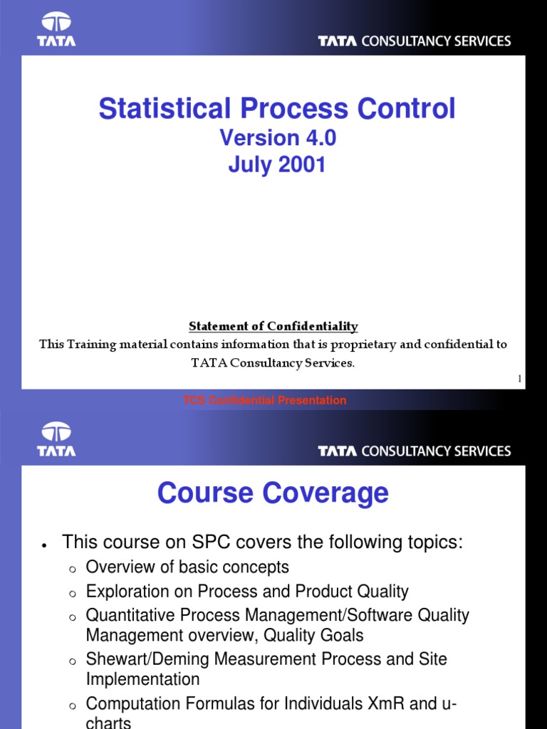 SPC Training Material Ver 4.0 | PDF | Software Quality | Quality (Business)