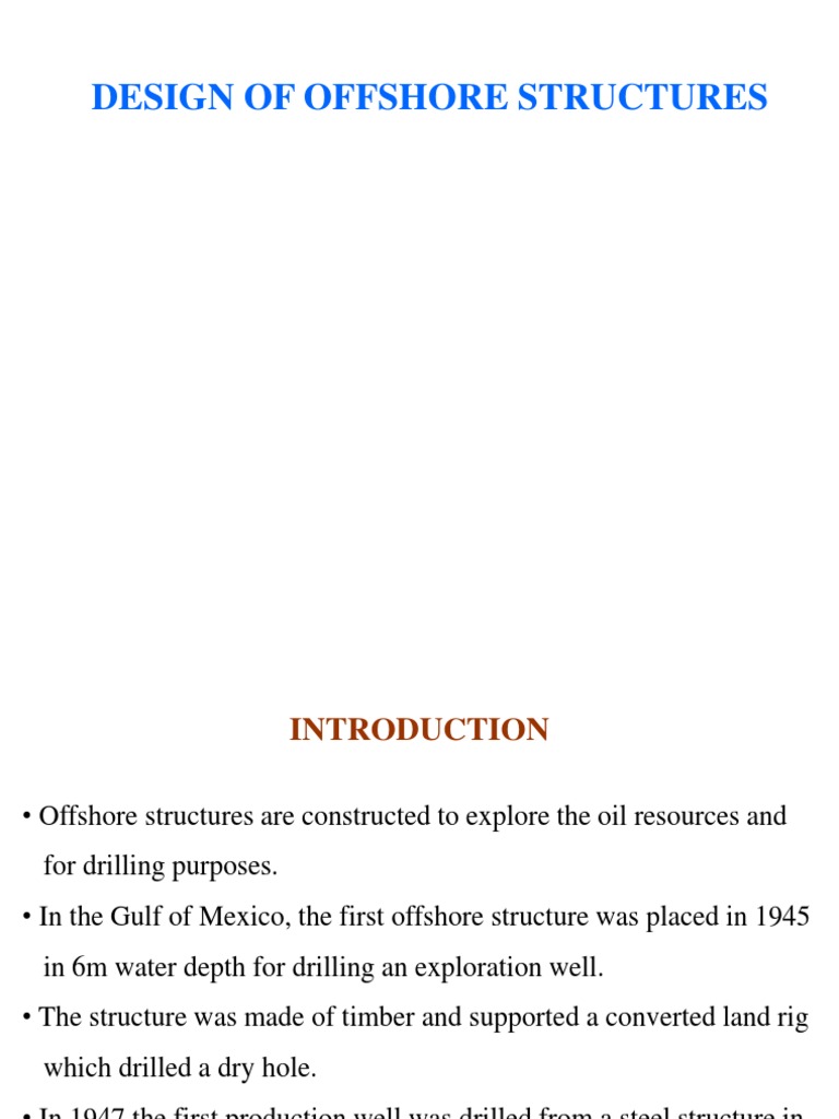 Design of Offshore Structure | PDF | Corrosion | Buckling