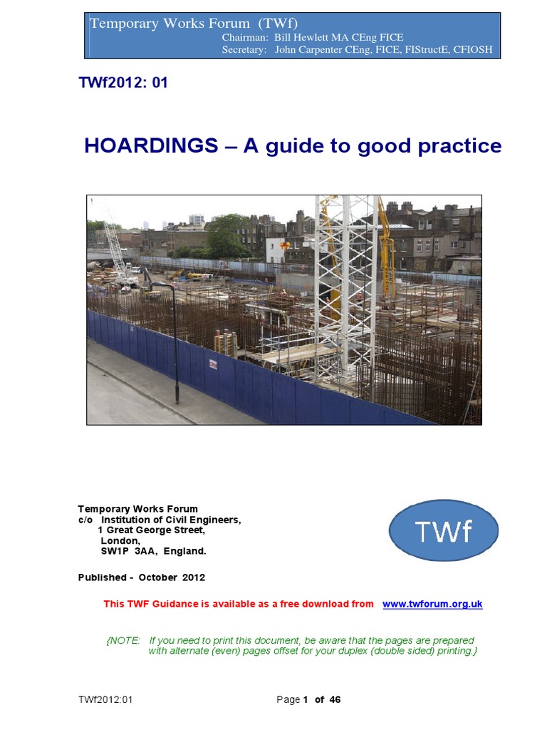 Hoarding Design | PDF