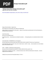 Crane Girder Beam Design - Example | PDF | Buckling | Crane (Machine)