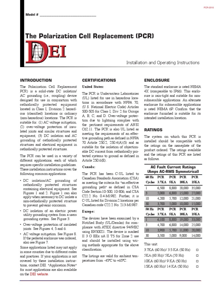 DC Polarization Cell | PDF | Direct Current | Electrical Connector