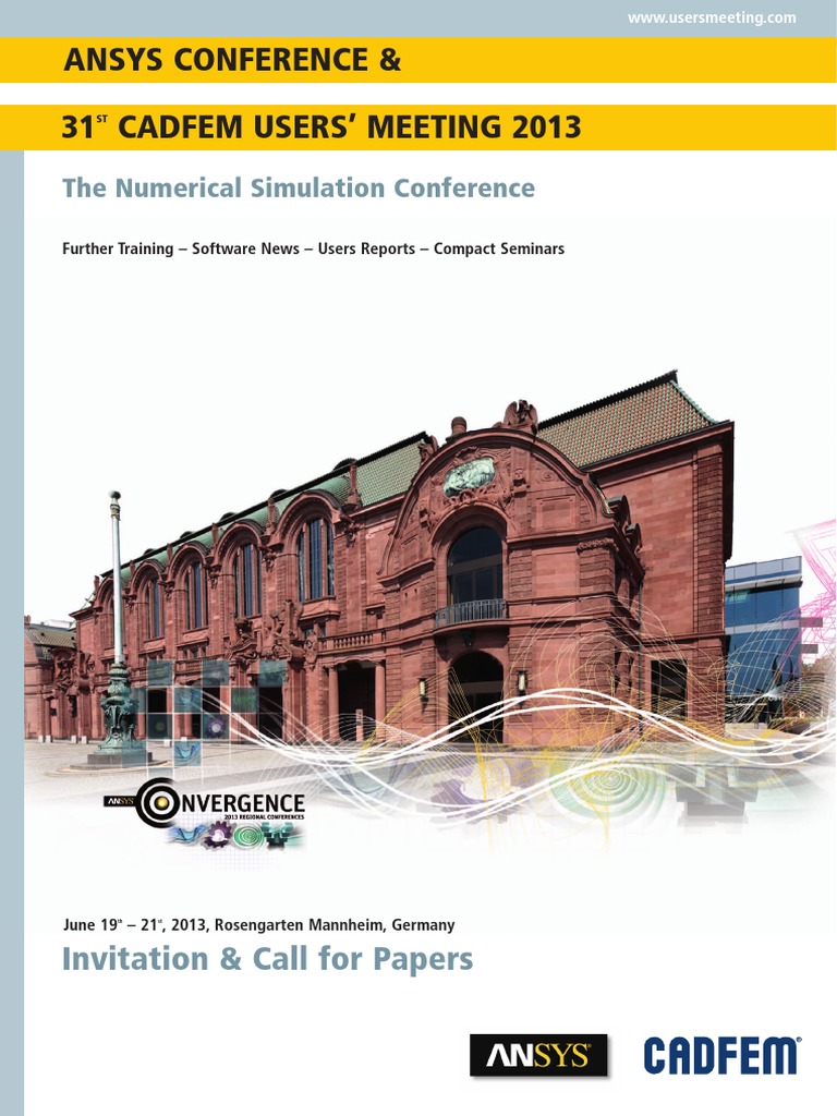 ANSYS Conference German June | PDF | Simulation | Lecture